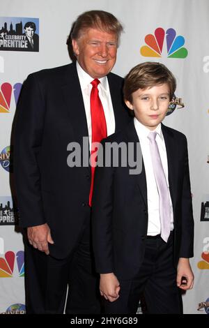 Barron Trump attending the "The Celebrity Apprentice" Live Finale Post ...