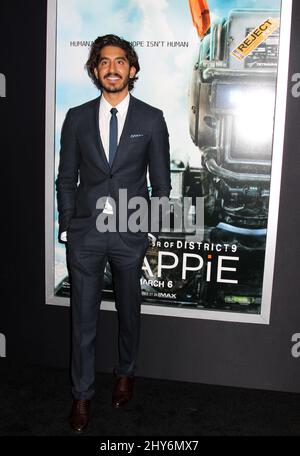 Dev Patel attending the Chappie premiere in New York Stock Photo - Alamy