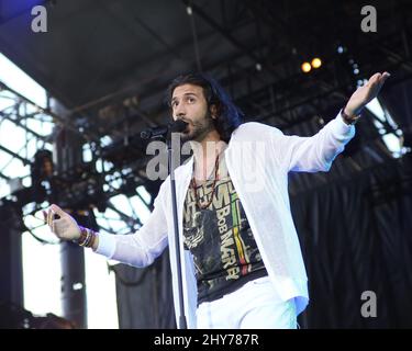 Nasri of Magic performing during the Rock in Rio USA at the MGM Resorts ...