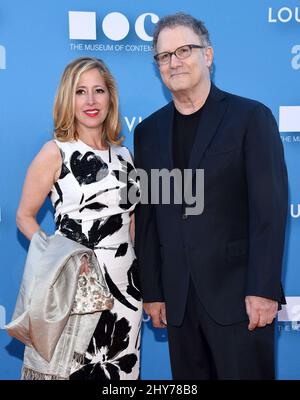 Albert Brooks and Kimberly Shlain attending the premiere of "This Is 40 ...