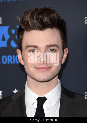 Chris Colfer at arrivals for The Critics' Choice Television Awards ...