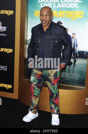 Mike Tyson attends "Entourage" Los Angeles Premiere held at the Regency ...