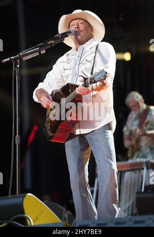 Alan Jackson performs live on stage for day 3 of the CMA Music Festival ...