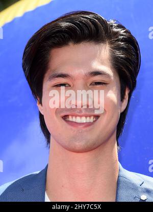 a Ross Butler at the Teen Beach 2 Premiere on the Disney Lot in Burbank ...