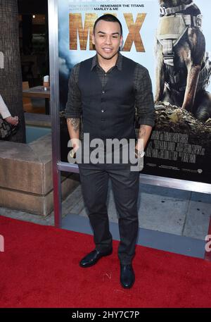 JJ Soria arrives at the "Max" Los Angeles Premiere held at the Egyptian ...