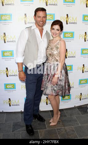 Jen Lilley and Eric Martsolf attending the NATAS Daytime Emmy Nominees ...