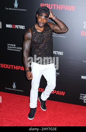 Tyson Beckford at the premiere of 'Southpaw' at AMC Loews Lincoln ...