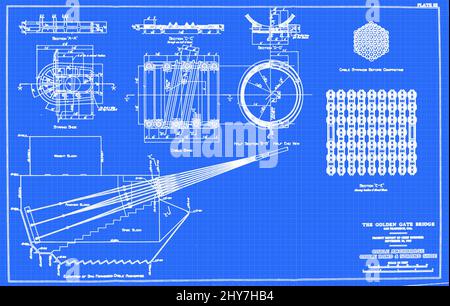 Cable Anchorage, Cable Band and Strand Shoe from The Golden Gate Bridge; report of the Chief ...