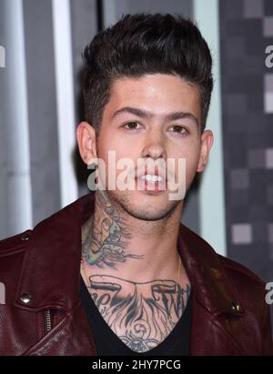 T. Mills arrives at the 2015 MTV Video Music Awards held at the ...