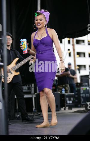 Andra Day during day 1 of the Life Is Beautiful Festival in Las Vegas ...
