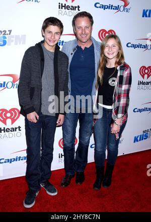 Joshua Harrison, Chris Harrison and Taylor Harrison attending KIIS FM's ...