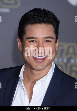 Mario Lopez 'Star Wars: The Force Awakens' World Premiere held at the ...