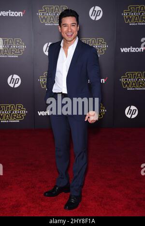 Mario Lopez 'Star Wars: The Force Awakens' World Premiere held at the ...