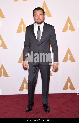 Leonardo DiCaprio arrives at the Oscars on Sunday, Feb. 9, 2020, at the ...