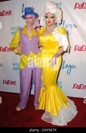 Mathu Andersen and Kim Chi attend RuPaul's Drag Race Season 8 Premiere ...