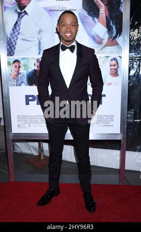 Terrence Jenkins attending "The Perfect Match" Los Angeles premiere ...