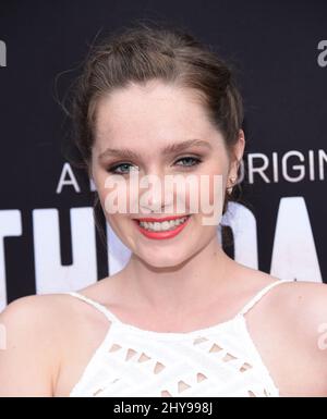 Amy Forsyth arrives at Hulu's "The Path" Los Angeles Premiere held at ...