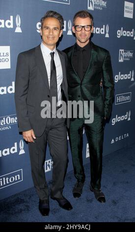 Gary Janetti and Brad Goreski attending the 27th Annual GLAAD Media ...