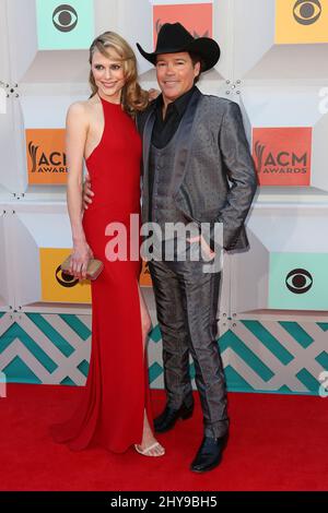 Clay Walker,Jessica Craig arriving for the 51st annual Academy of ...