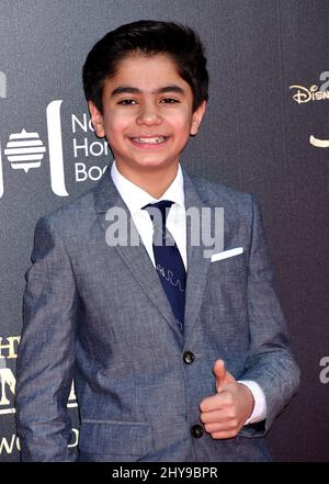 Neel Sethi attending the premiere of 'The Jungle Book' at the El ...