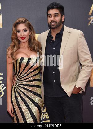Farrah Abraham & Simon Saran arrives at the 2015 MTV Movie Awards ...