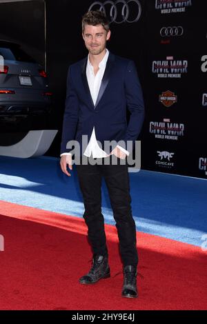 Luke Mitchell attending "Captain America Civil War" World Premiere held ...