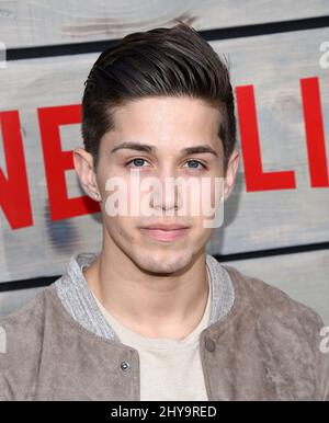 Brandon Larracuente arrives at the Premiere of "Bloodline" Season Two ...