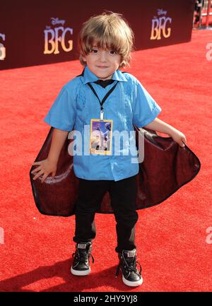 Jeremy Maguire attending the premiere of 'The BFG' in Los Angeles Stock ...
