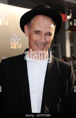 Mark Rylance attending the premiere of 'The BFG' in Los Angeles Stock ...