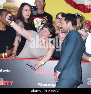 Paul Rudd attending the Sausage Party world premiere held at the ...