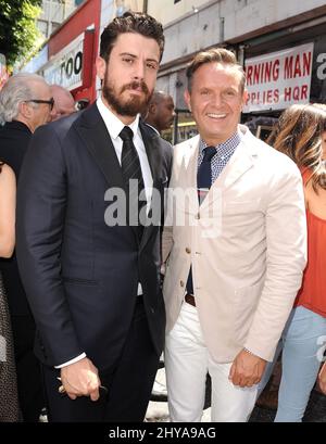 Toby Kebbell as Roma Downey is honored on the Hollywood Walk of Fame at 6664 Hollywood Blvd. in ...