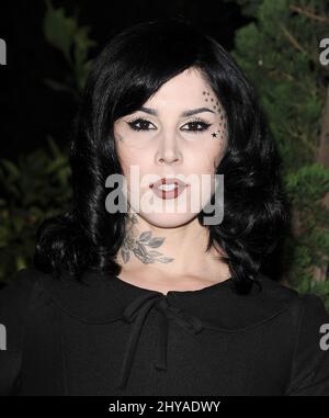 Kat Von D attending the Mercy For Animals Presents Hidden Heroes Gala ...