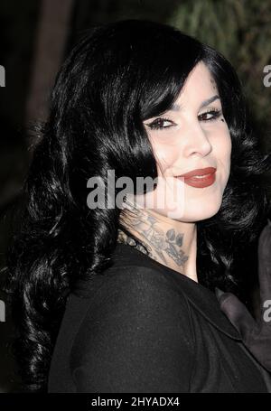 Kat Von D attending the Mercy For Animals Presents Hidden Heroes Gala ...