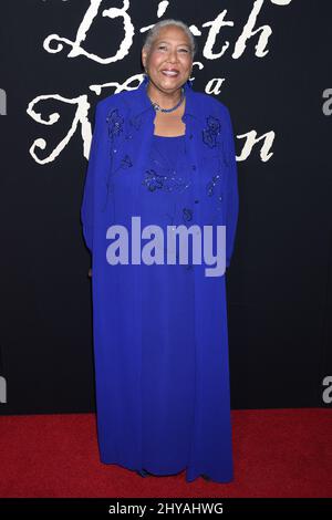 Esther Scott poses at the premiere of the film "The Birth of a Nation ...