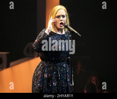 Adele peforms live in concert for her second night at the Bridgestone ...