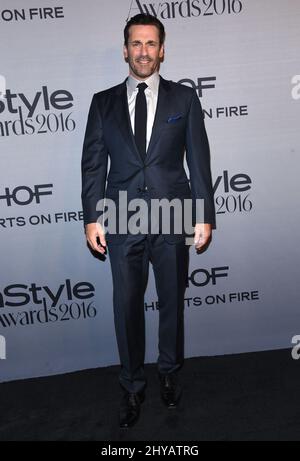 Jon Hamm attending the 'InStyle Awards 2016' in Los Angeles Stock Photo ...