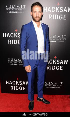 Ori Pfeffer attending the premiere of 'Hacksaw Ridge' in Los Angeles ...