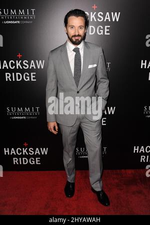 Richard Pyros attending the premiere of 'Hacksaw Ridge' in Los Angeles ...
