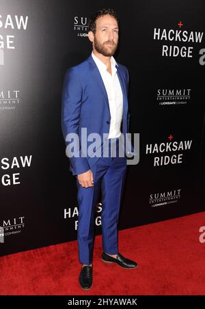 Ori Pfeffer attending the premiere of 'Hacksaw Ridge' in Los Angeles ...