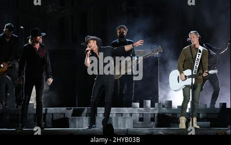 Florida Georgia Line attends 50th Annual CMA Awards held at the ...