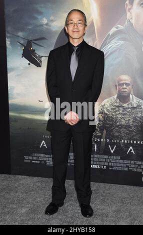 Ted Chiang arrives at the LA Premiere of "Arrival" at the Regency ...