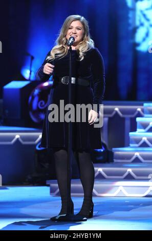 Kelly Clarkson during the CMA Country Christmas special taped at the ...