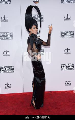 Z LaLa arriving for The 44th Annual American Music Awards held at the ...
