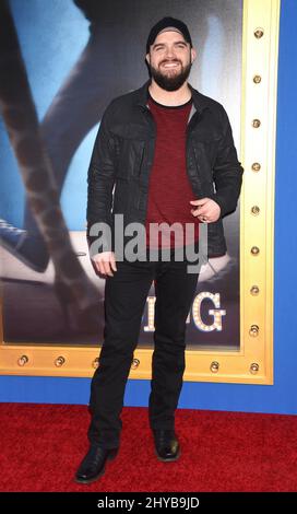 Josh Gallagher attending Universal Picture's world premiere of "Sing ...