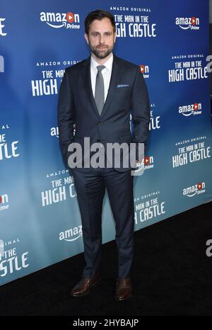 Aaron Blakely attending Amazon's season two premiere of 'The Man in the ...