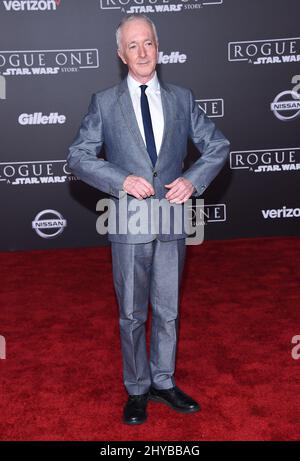 Anthony Daniels arrives at the world premiere of "Star Wars: The Rise ...