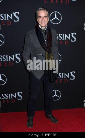 Jeremy Irons arrives on the red carpet at the season four premiere of ...