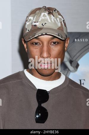 Pharrell Williams arrives at 'Hidden Figures' Special Screening held at ...