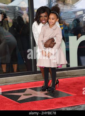 Viola Davis and Genesis Tennon at the Viola Davis Star on the Hollywood ...
