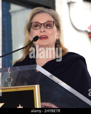Meryl Streep at the Viola Davis Star on the Hollywood Walk of Fame ...